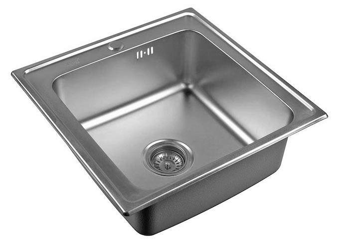 Мойка кухонная ZorG Штамп Satin, 50х50х20 см, нержавеющая сталь ...